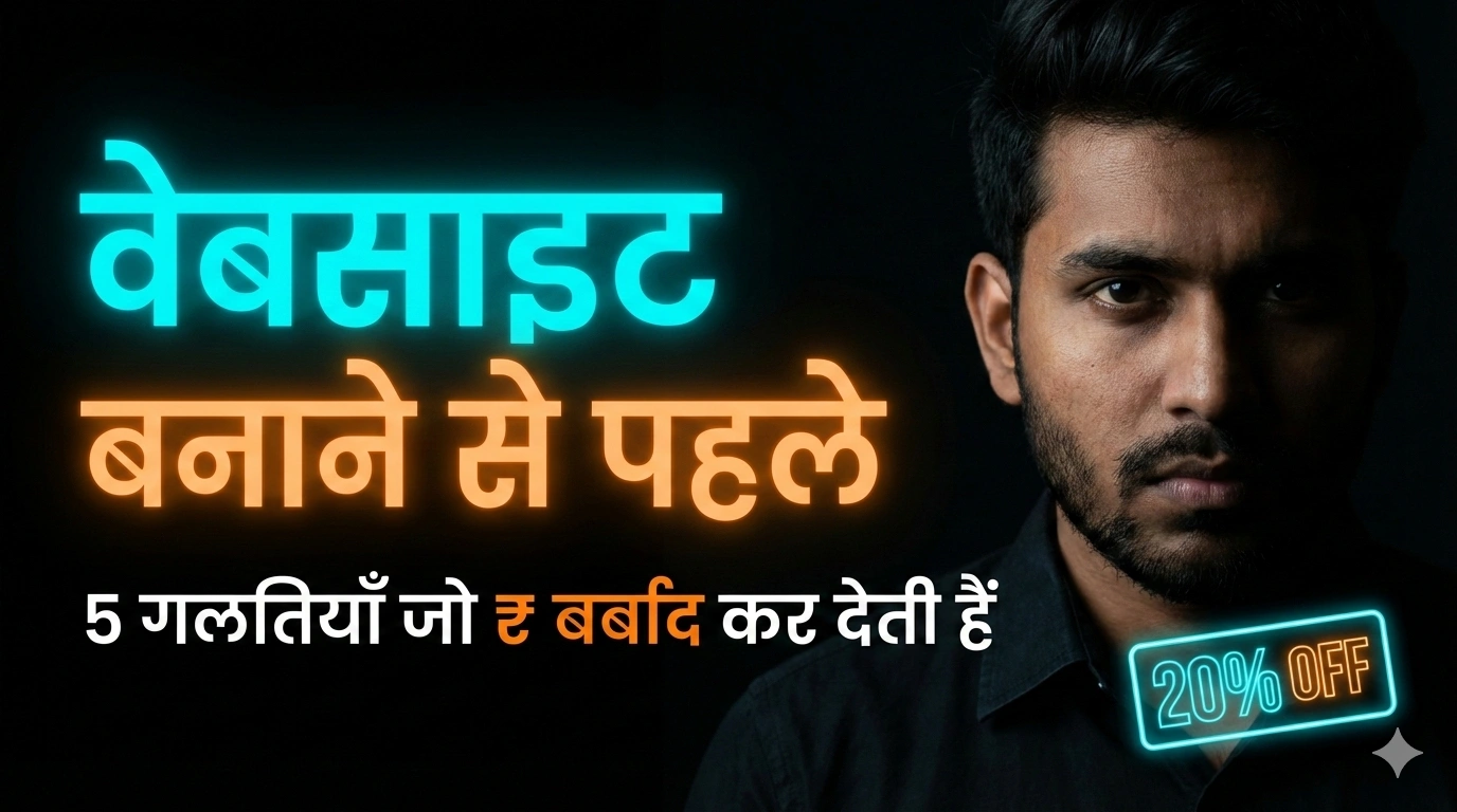 Website Banane Se Pehle Ye 5 Galtiyan Na Karein (2026 Beginner Guide)